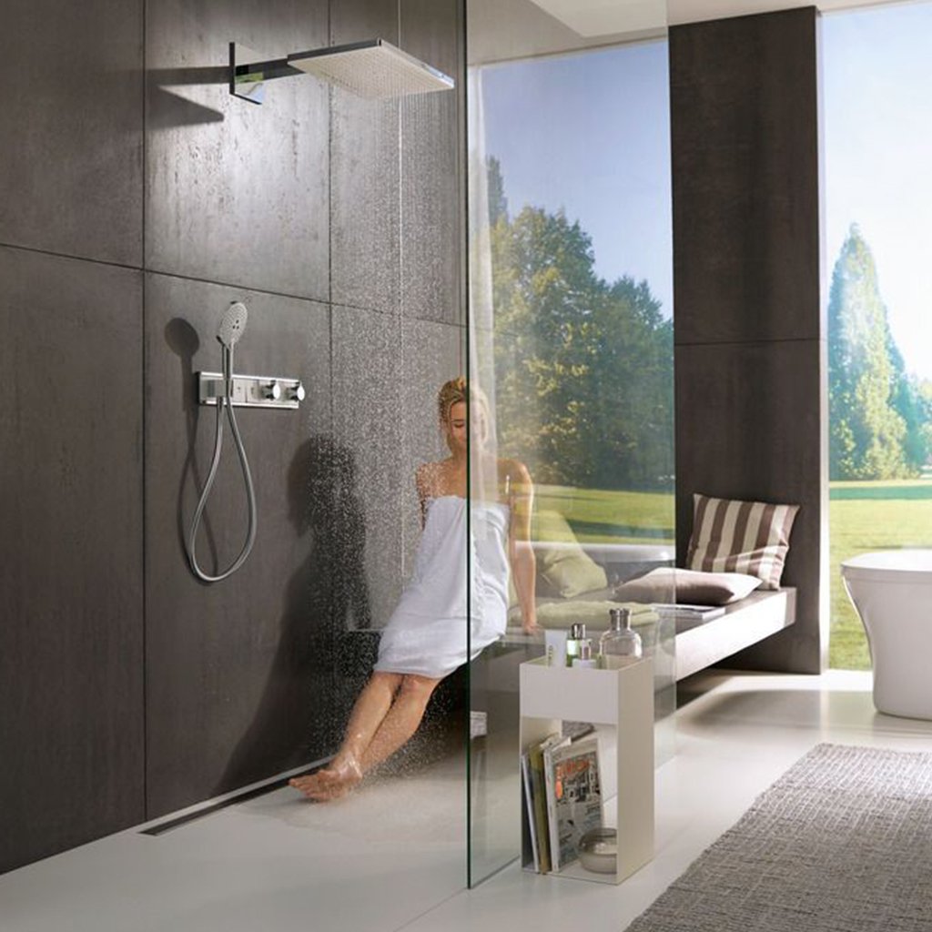 HANSGROHE RainSelect 15355600 + 15310180 Set básico para termostato con ...