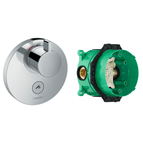 HANSGROHE ShowerSelect 15745000 + 01800180 Válvula empotrada 3 llaves ...