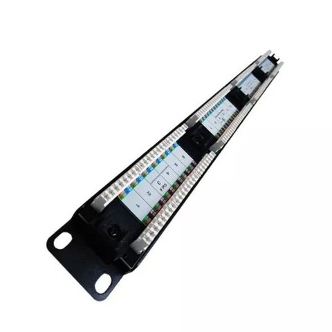 Patch Panel Cat6 Nexans Essential 24 Portas U/UTP RJ45