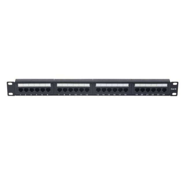 Patch Panel Cat6 24 Portas Utp Certifica Fluke Rj45