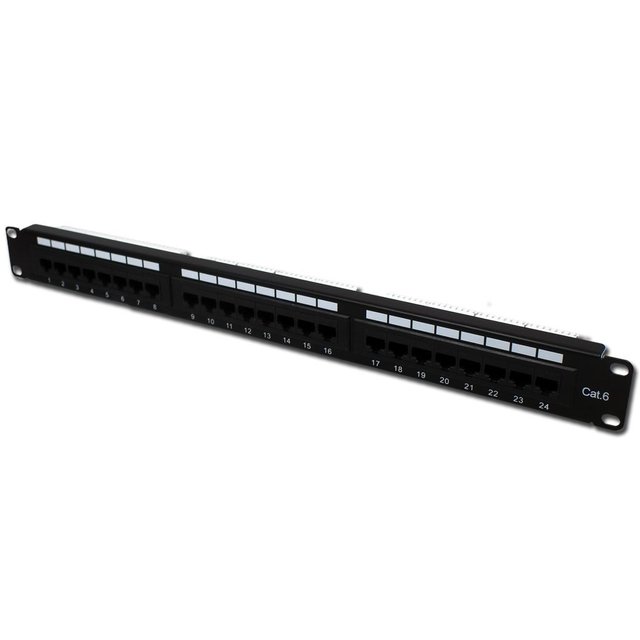 Patch Panel Cat6 24 Portas Utp Certifica Fluke Rj45