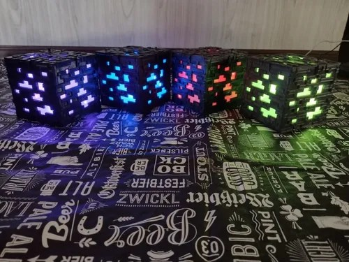 Velador Minecraft Mineral - Comprar en David