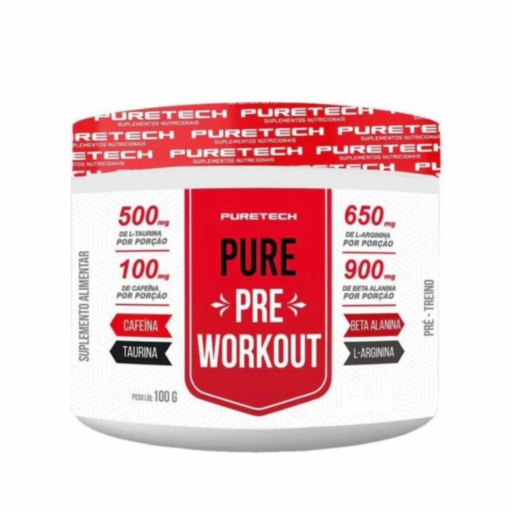 Pre-treino Pure Pre-Workout 100g - Puretech