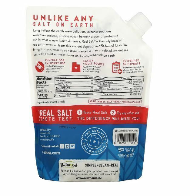 Real Salt Sal Marinho Real Fino 737g - Redmond