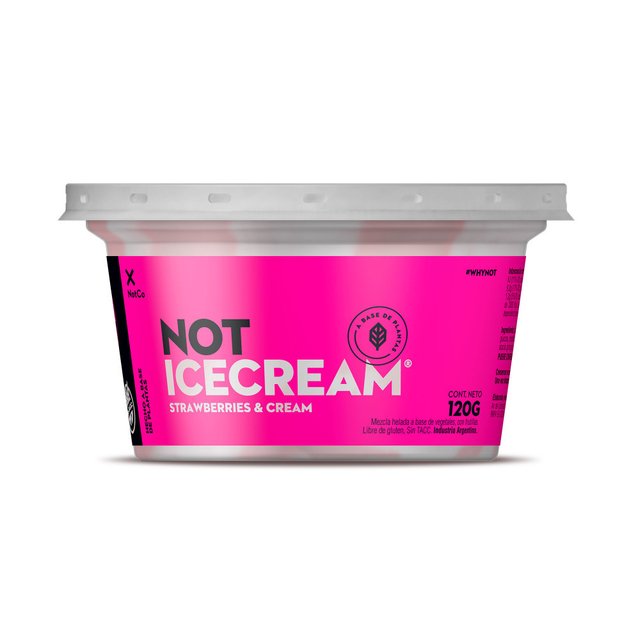 NOT ICE CREAM STRAWBERRY 120grs - L A S I R M A S