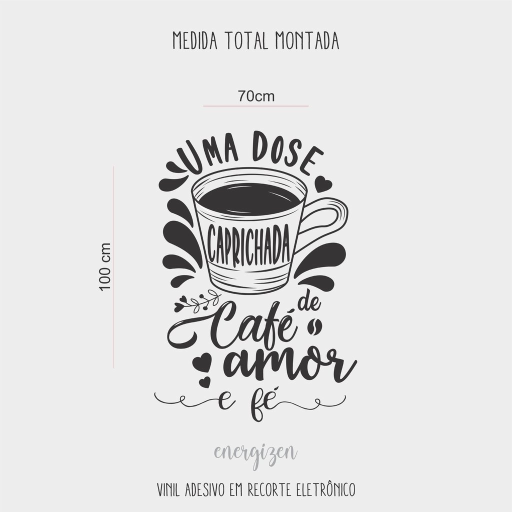 Lettering (Hand Drawn) - CAFÉ (modelo 441) - Energizen