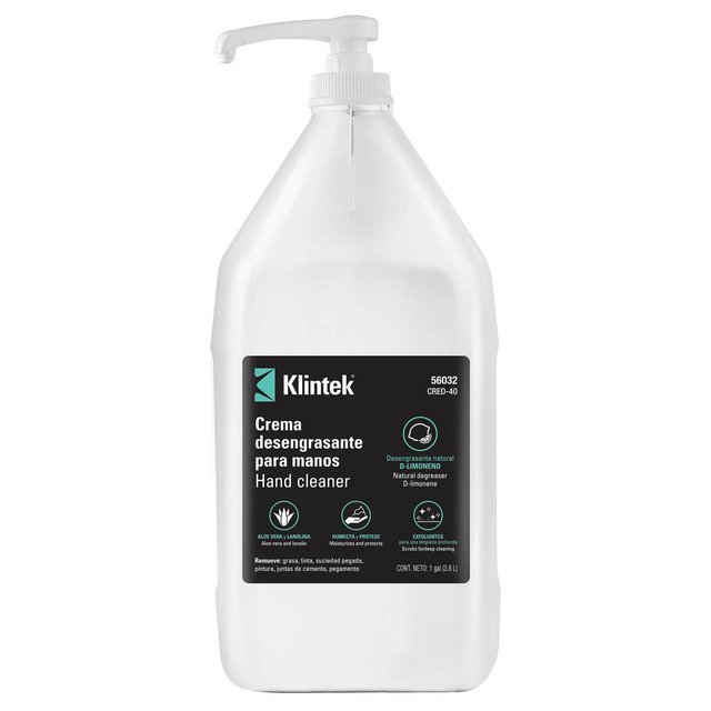 Crema limpiadora y desengrasante para manos, 3.8 L
