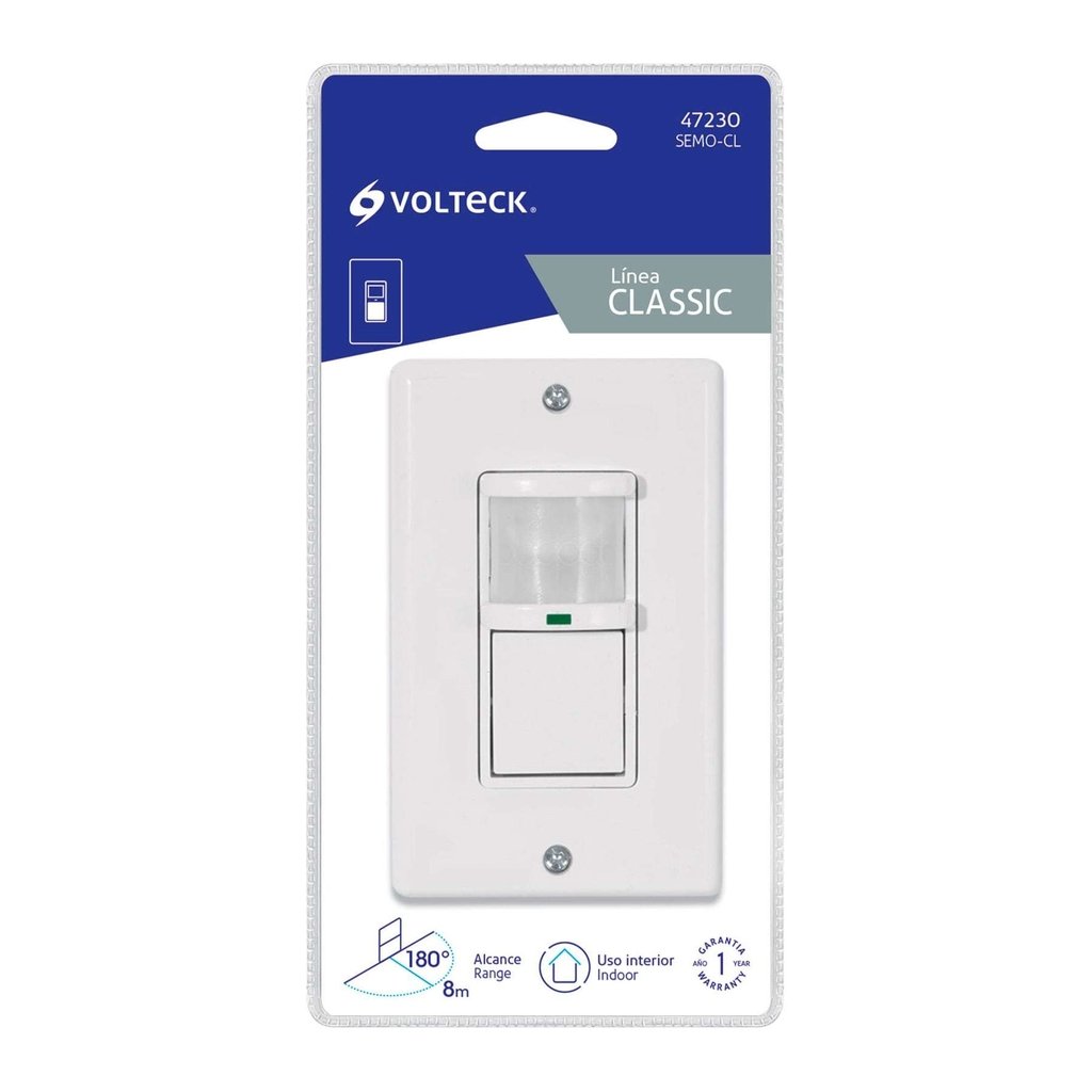 Sensor de movimiento, línea Classic, Volteck