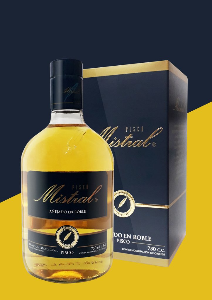 Pisco Mistral 750 cc (Chile) - Muñiz Vinoteca