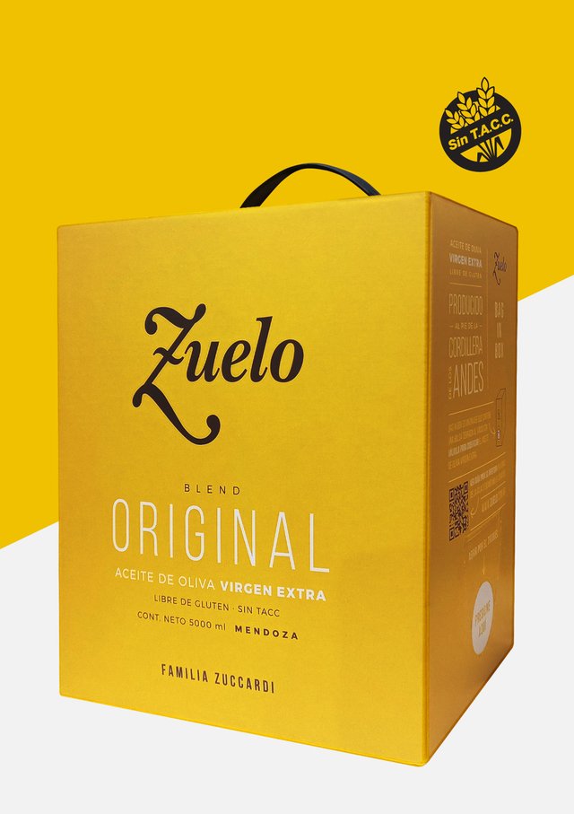 Aceite de Oliva Extra Virgen Zuelo Original Familia Zuccardi Box 5 ...