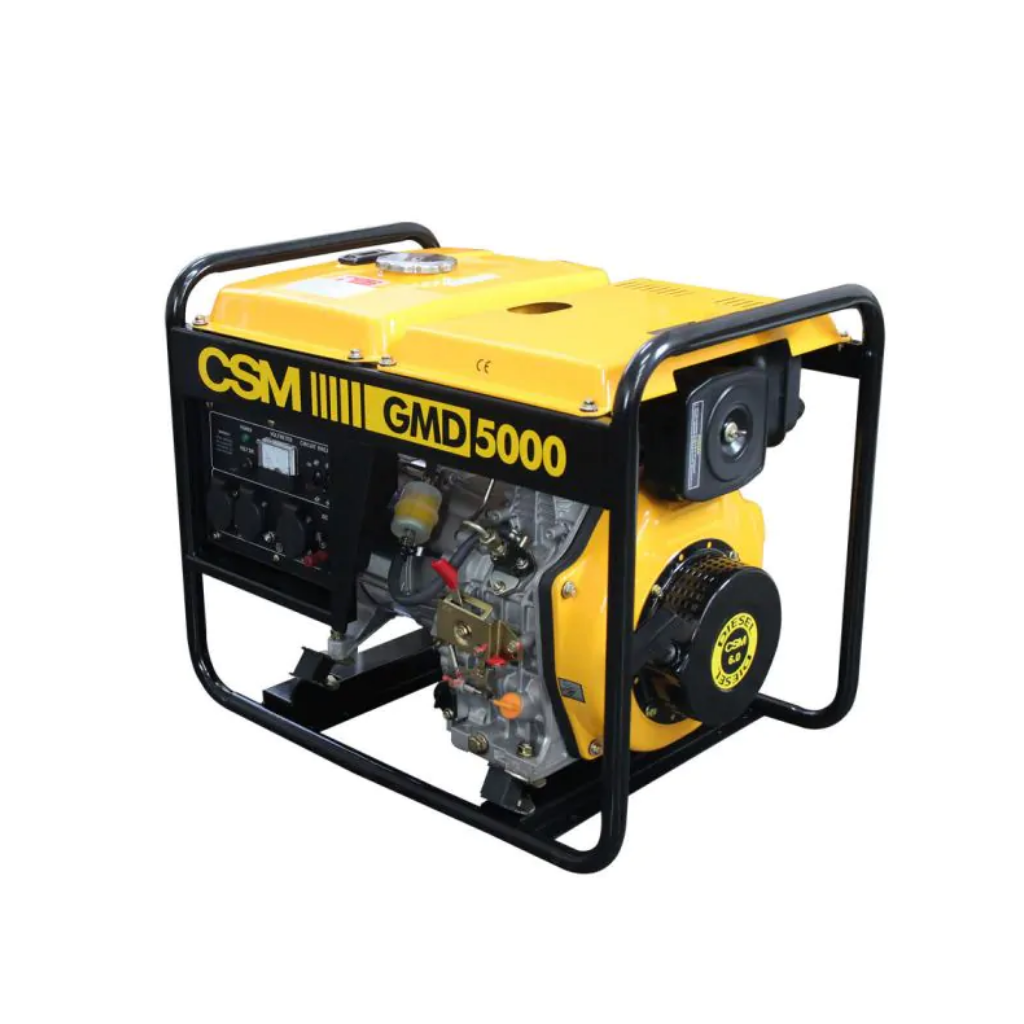 GERADOR PORTATIL GMD 5000 MONOFASICO 127/220V A DIESEL 6 HP CSM