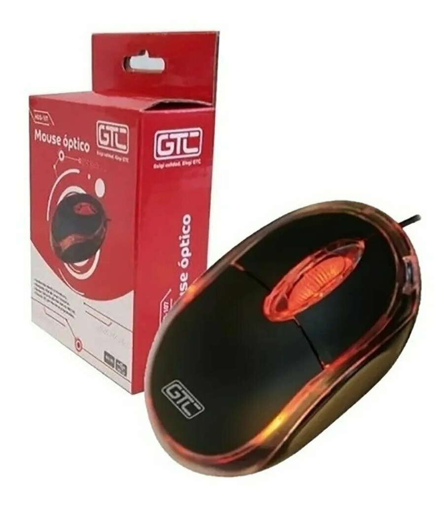 MOUSE GTC MOG-107 LUMINOSO - cybertron tecnologia
