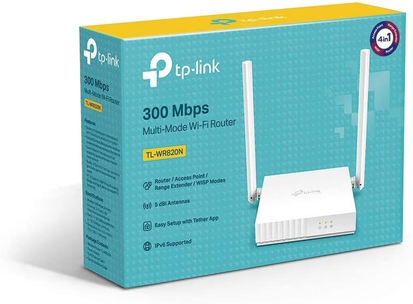 ROUTER TP-LINK TL-WR820N - cybertron tecnologia