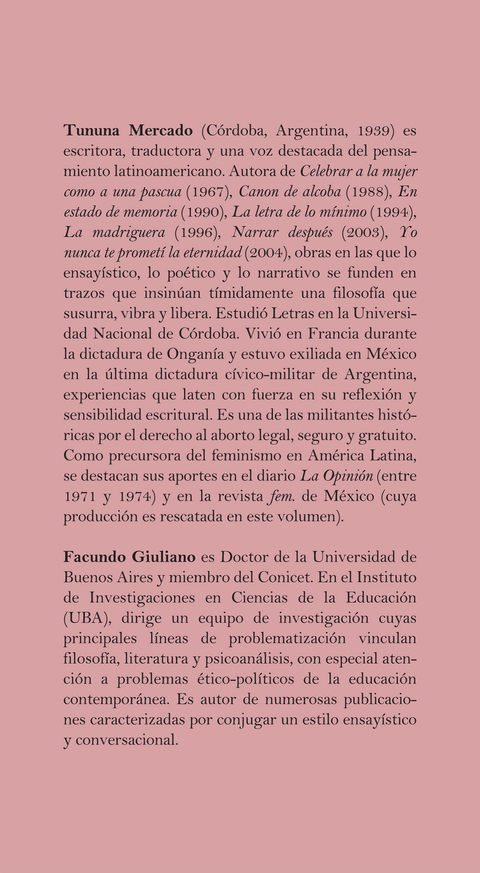 Tununa Mercado - Comprar en MILUNO EDITORIAL