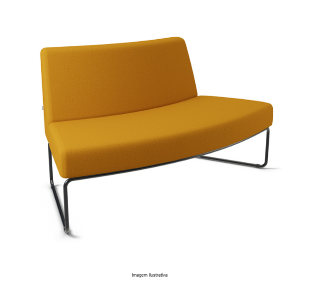 Sofá Pix Componível Convexo 45º com Encosto - JOB
