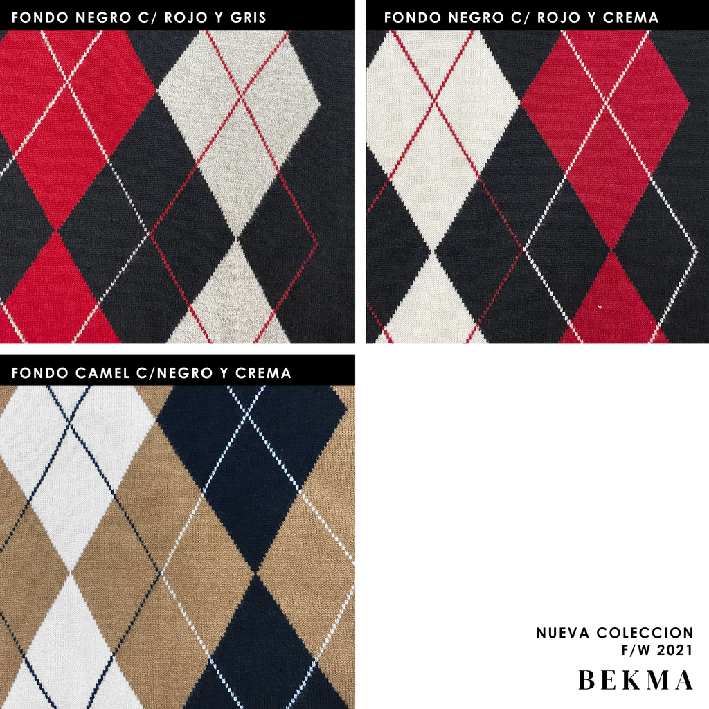 CHALECO ROMBO - Comprar en Bekma Sweaters