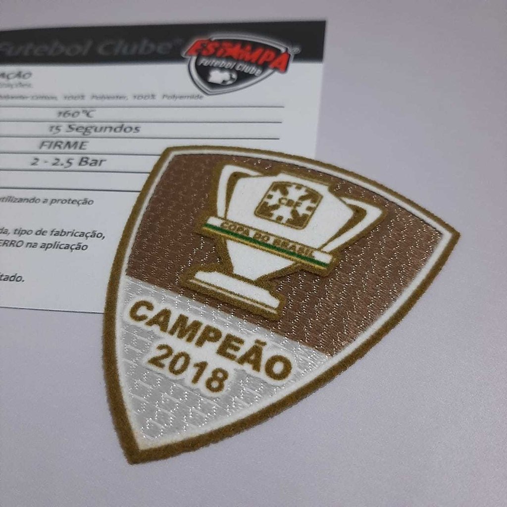 Patch Cruzeiro Campeão Copa Brasil 2018