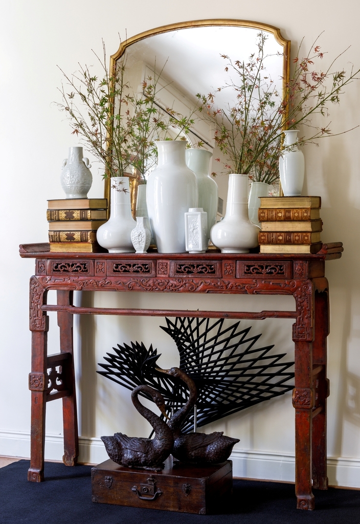 Consola China madera laqueada Siglo XVIII - Mayflower