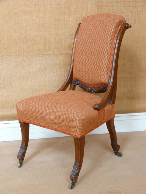 Sillas Imperio en madera y esterilla - Mayflower