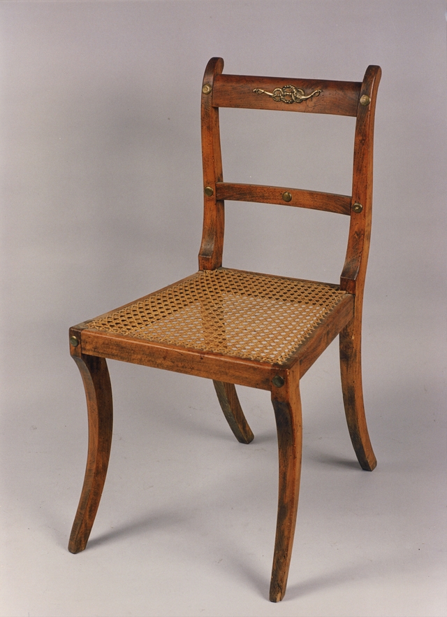 Sillas Imperio en madera y esterilla - Mayflower