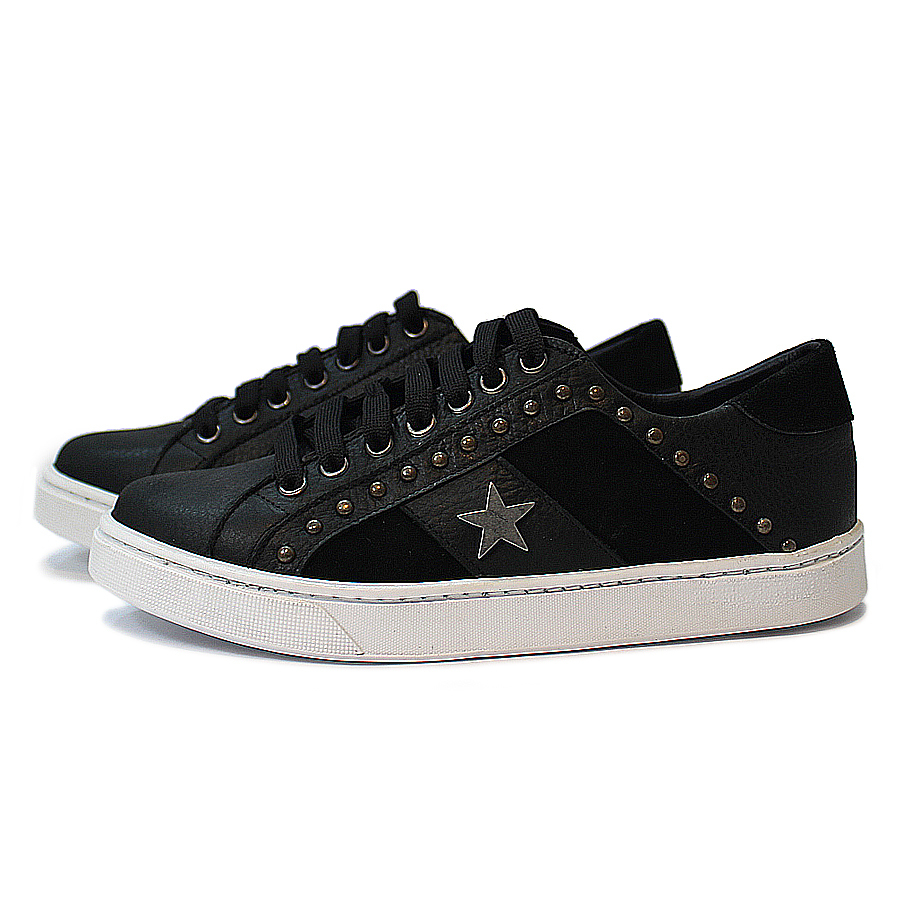 Zapatillas Dua Star Negras - Navajo Leather Designs
