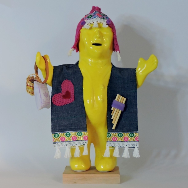 equeco de la abundancia ceramica esmaltado de jujuy