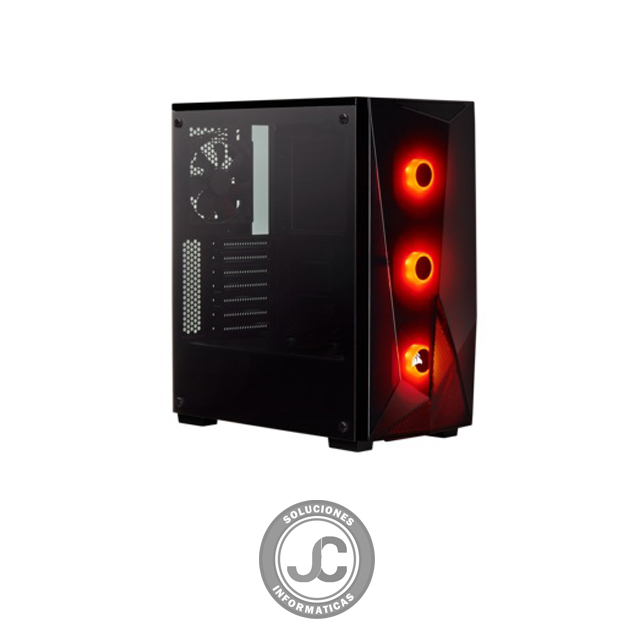 GABINETE CORSAIR CARBIDE SPEC DELTA RGB BLACK FANS X4 S/F