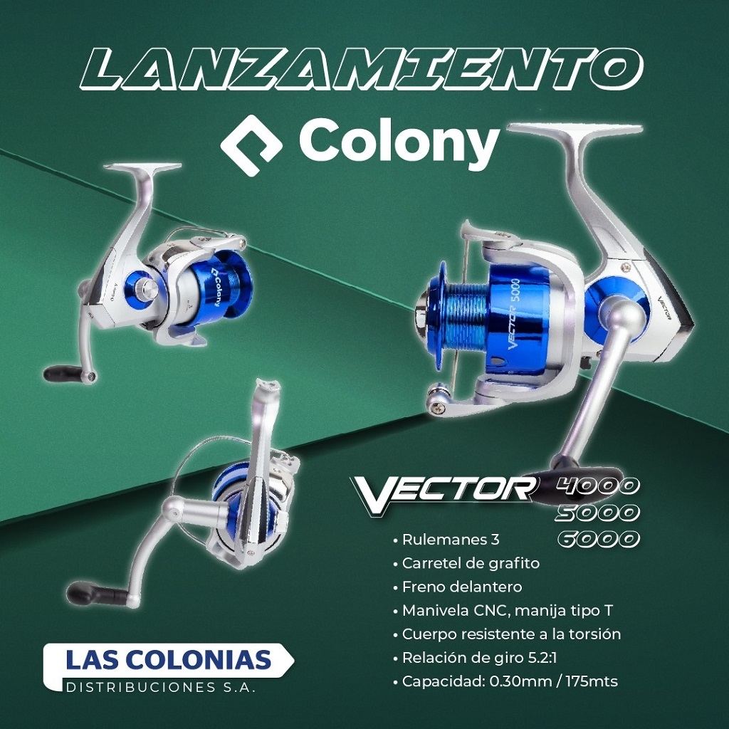 REEL COLONY VECTOR 4000 - Comprar en Bici Pesca Ventura