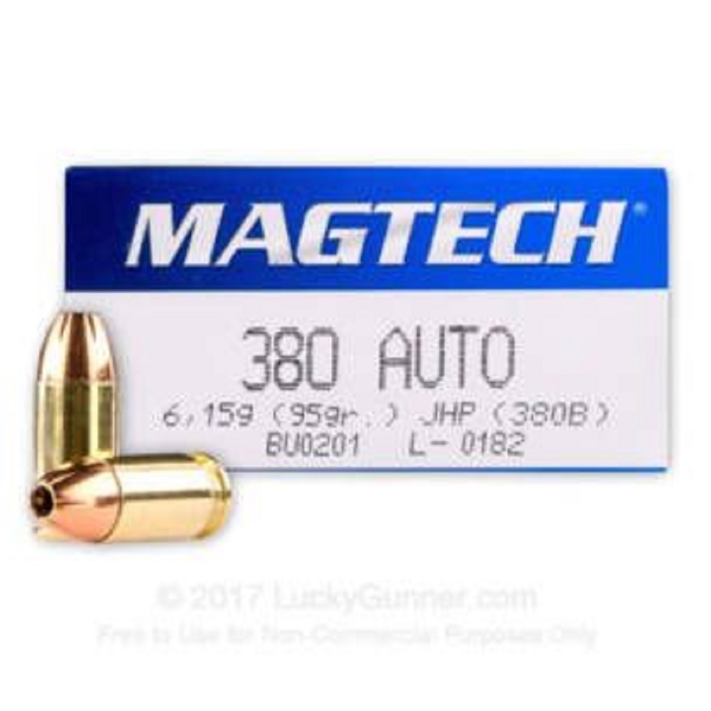 Balas MAGTECH 380 AUTO 95G JHP - Bici Pesca Ventura