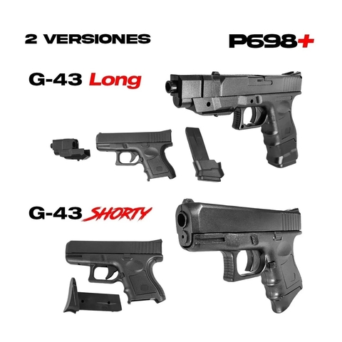 PISTOLA CYMA GLOCK 43 LONG P698+ - Bici Pesca Ventura
