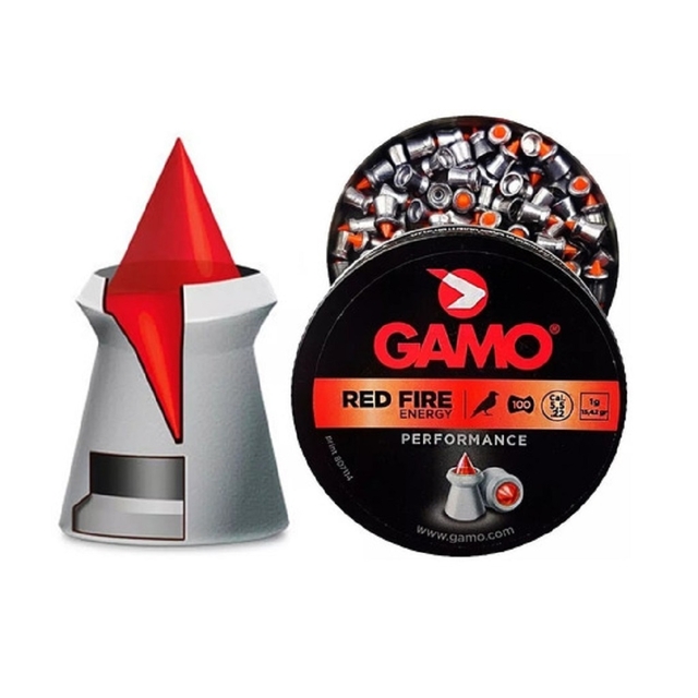 BALIN GAMO RED FIRE 5.5 mm 100 u PLOMO