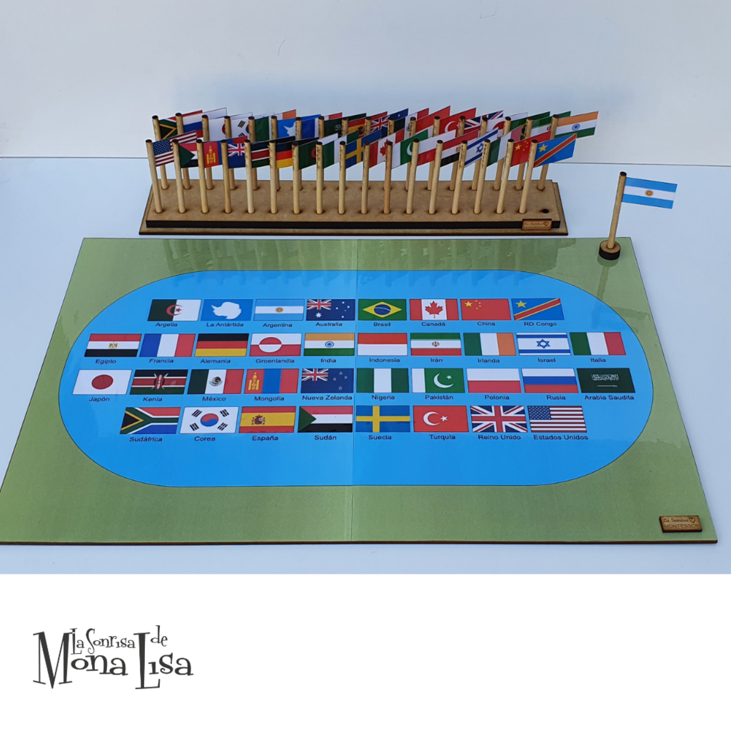 Banderas del Mundo - MONTESSORI