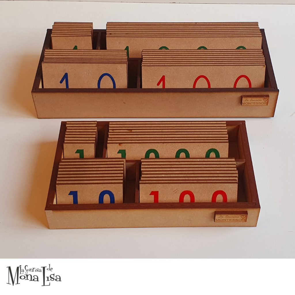 Tarjetas de Madera Grandes con Numeros 1 - 9000