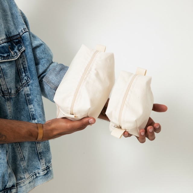 Necessaire box lona - mini - Comprar em Ideia Crua