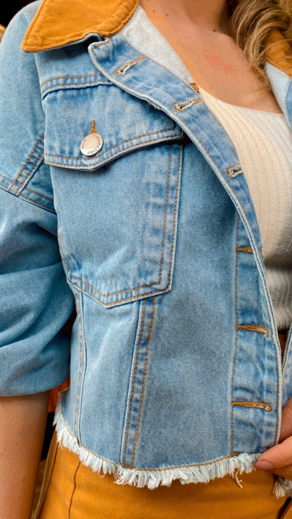 JAQUETA JEANS SARAH DUDA - Comprar em Usina da moda