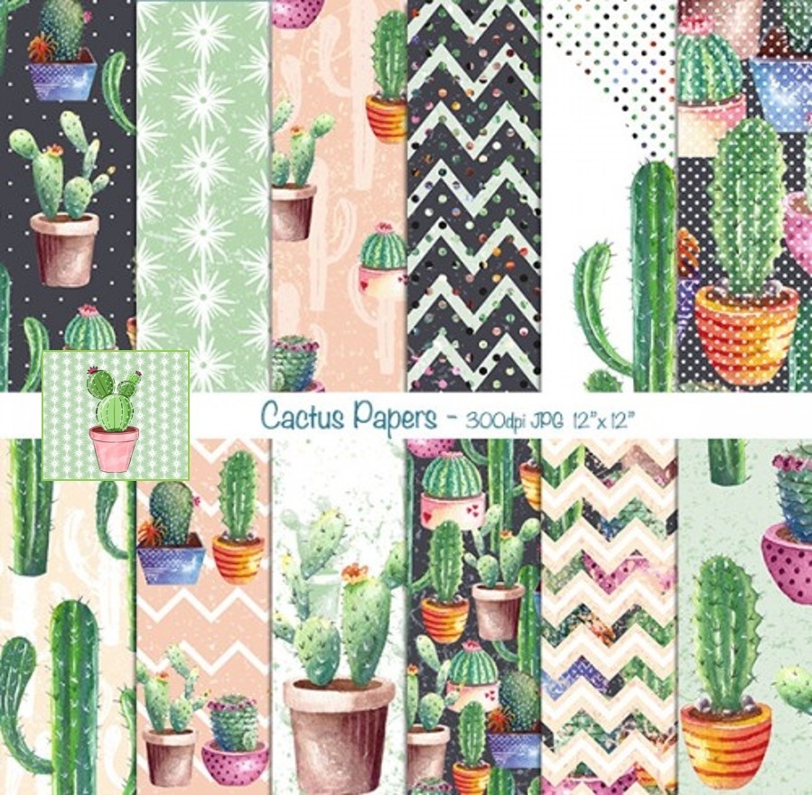 CACTUS PAPER #1 (PARA IMPRIMIR) - Comprar en Bracarisol