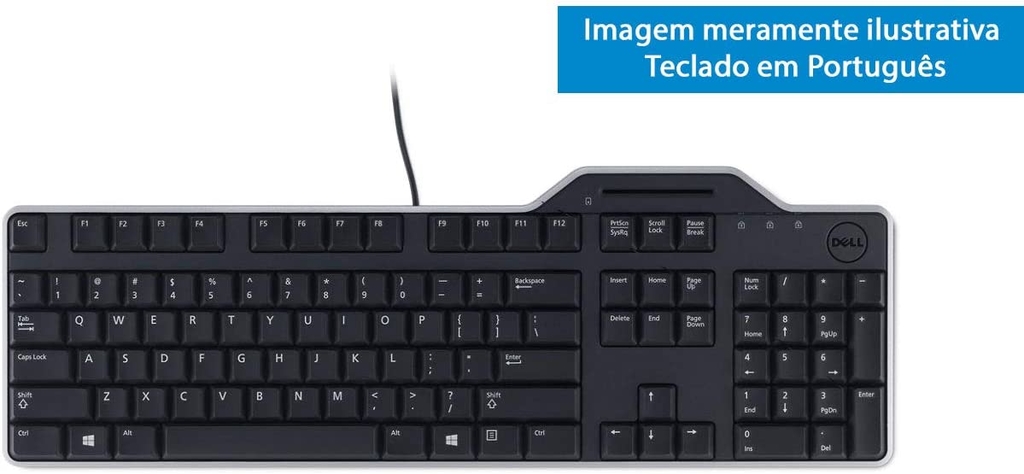 TECLADO USB DELL COM SMARTCARD READER KB813