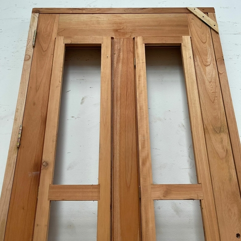 Puerta estilo colonial 1 hoja de cedro - Cod 5697