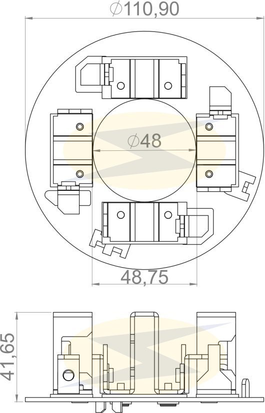 A136 PORTA ESCOVA BOSCH/WAPSA MBB ACTROS SCANIA 24V