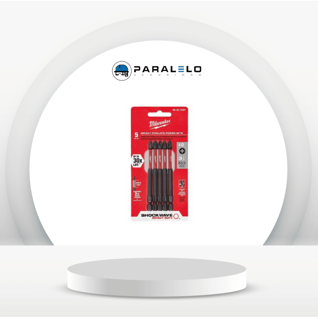 5 Puntas Ph2 X 88,9mm De Alto Impacto 48-32-4564 Milwaukee