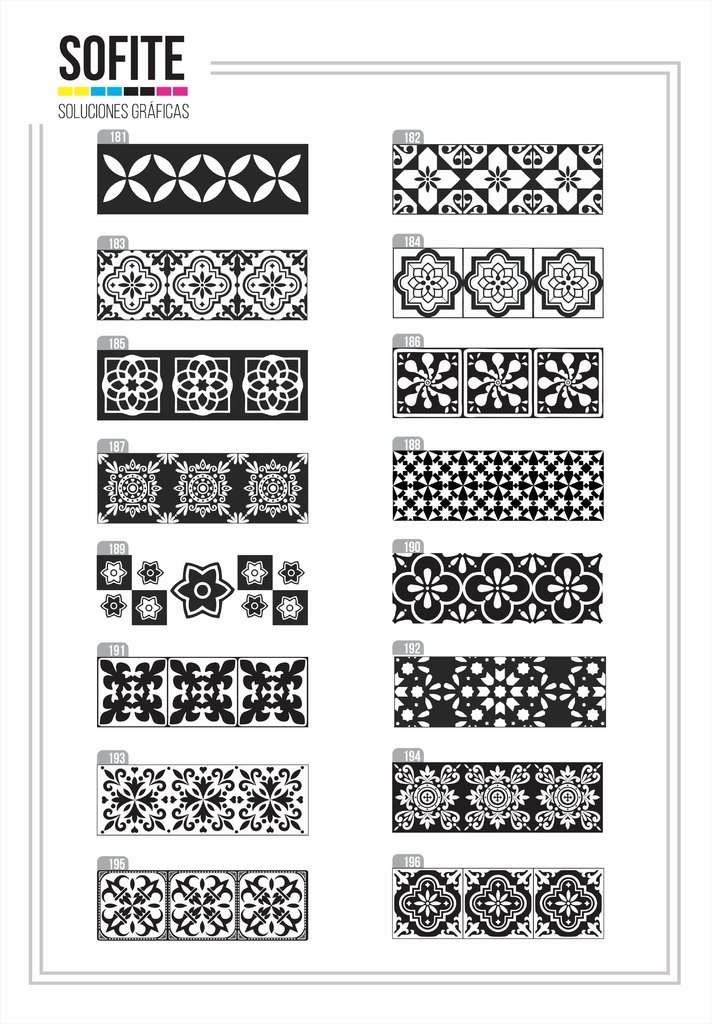 Guardas de vinilo 6CM X 5MTS