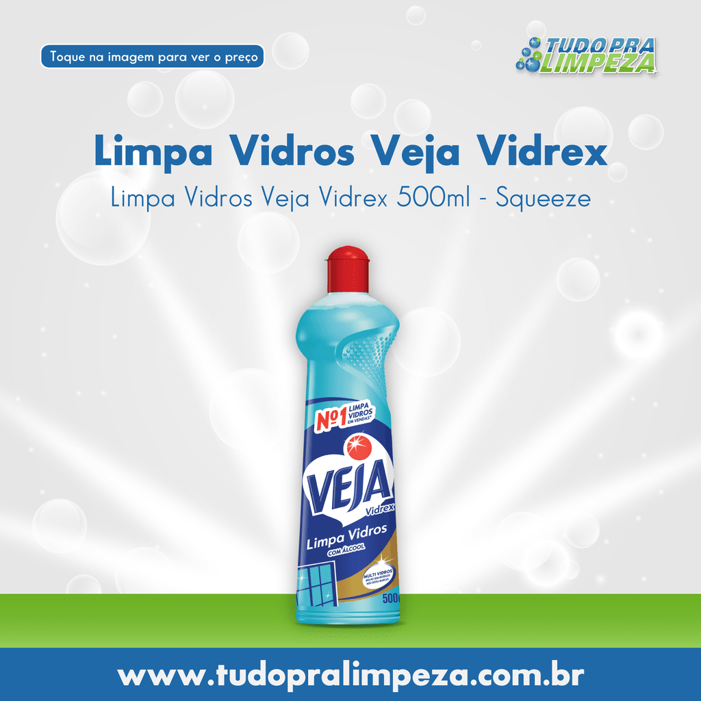 Limpa vidrox veja vidrex - 500ml