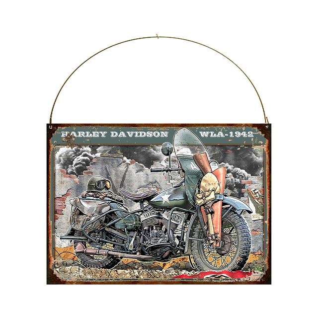 Harley Davidson WLA 1942 - Club del Poster Mayoristas