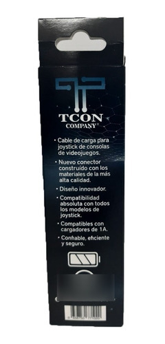 CABLE TCON CON FICHA 90º PARA CARGAR JOYSTICK DE PS4