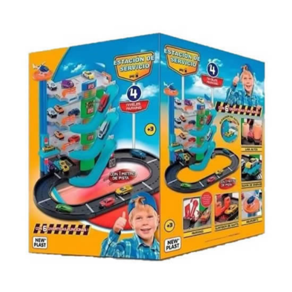 Estacion De Servicio 4 Niveles New Plast - Juegos LPR