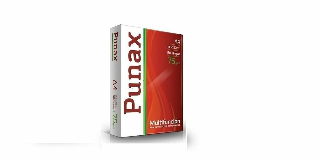 RESMA PUNAX 75g. A4 500 HOJAS x 10 uni - officeland