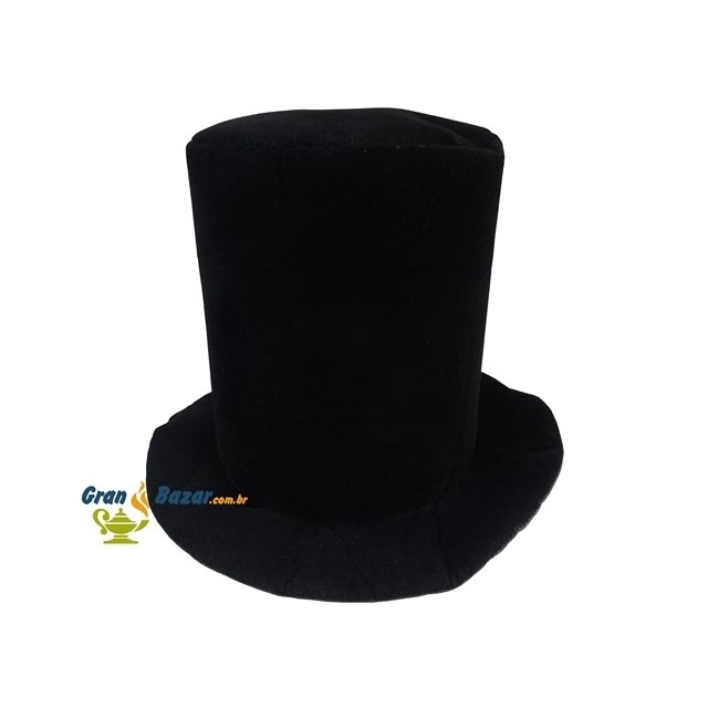 Cartola Preta em Veludo