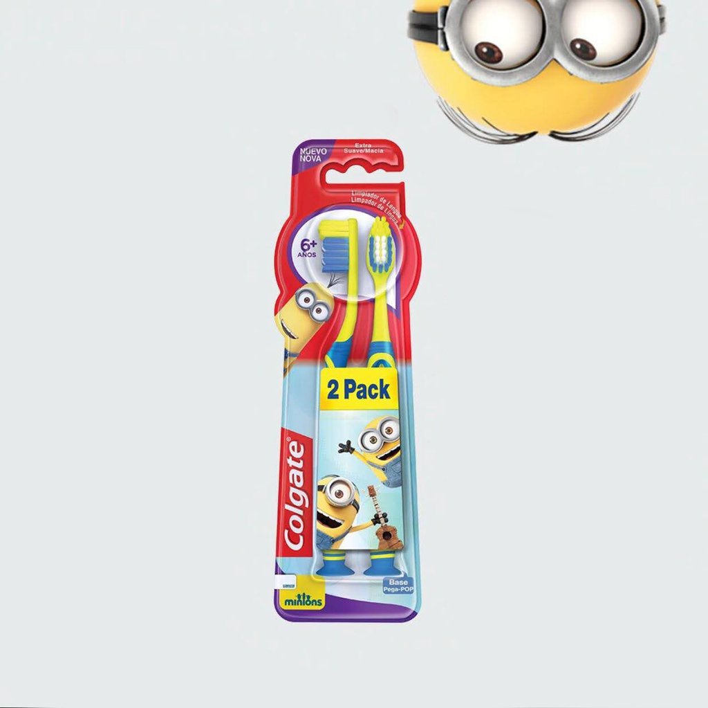 COLGATE CEPILLO MINION 2X1+6 AÑOS