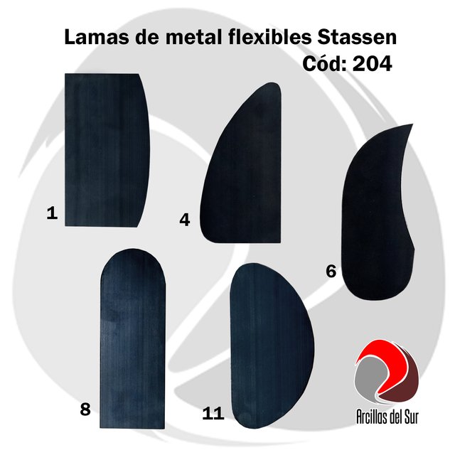 lamas de metal