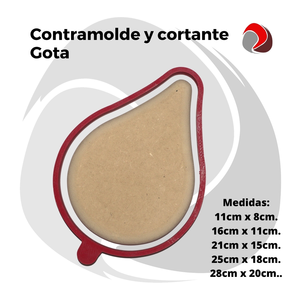 Contramolde y cortante Gota - Arcillas del Sur